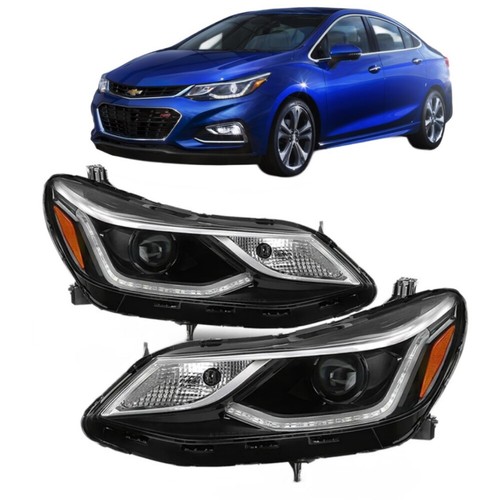For 2016 2017 2018 2019 Chevy Cruze LED Headlights Headlamps Left+Right ...