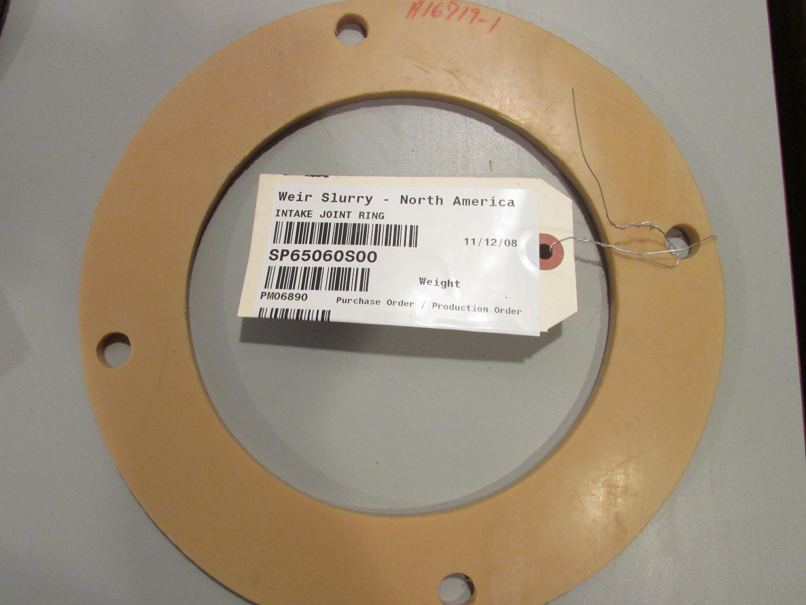 Weir Warman Slurry SP65060S00 Intake Joint Ring. New! | eBay