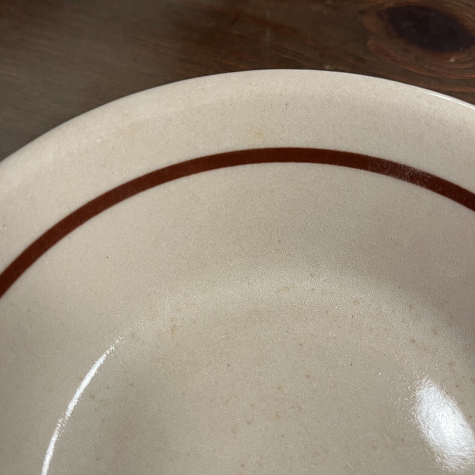2 Tepco China Small Bowl Restaurant Diner Ware Vtg Sunglow Tan Brown ...