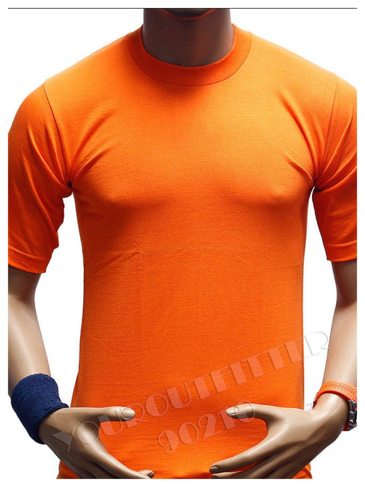 Mens T- Shirts HEAVY WEIGHT Plain Crew Neck Cotton S-7X & LT-5XLT Big ...