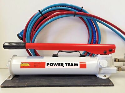 SPX Power Team P157 2-Speed Hydraulic Hand Pump Model C 630 Bar 9150 ...