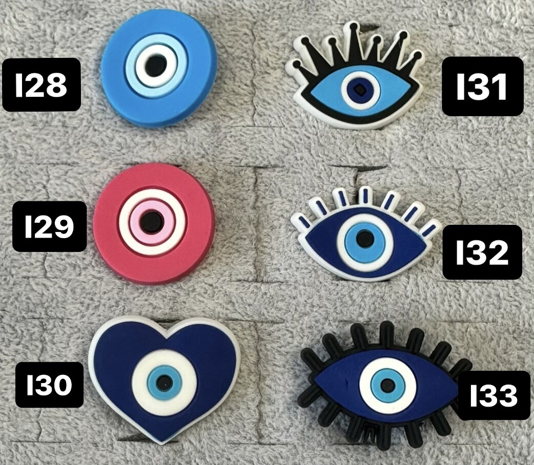 Evil Eye Spiritual Charm For Crocs Shoe Charms- Several Designs to ...