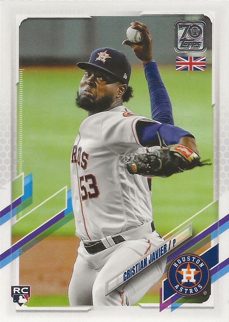 2021 Topps UK Edition Baseball Cristian Javier #108 Rookie | eBay