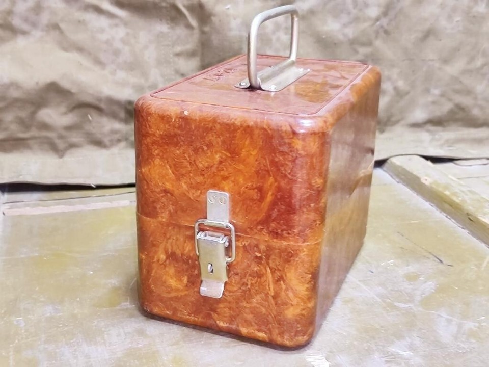 Soviet Bakelite Box.USSR Bakelite Ammo Box Vintage Military DP-24 ...