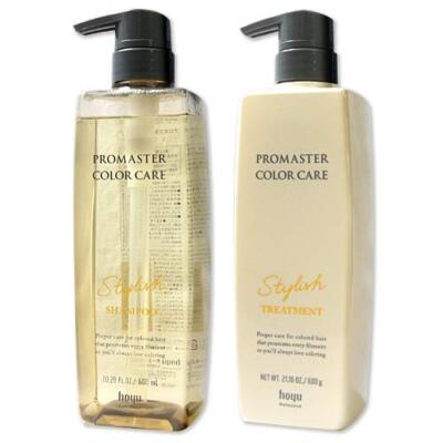 hoyu Promaster Color Care Stylish Shampoo 600ml + Treatment 600g Set ...