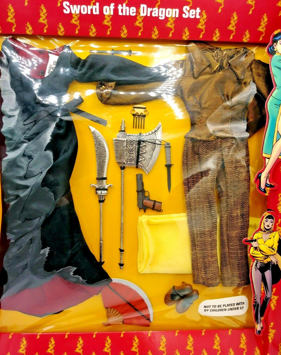 2003 Hasbro Gi Joe DC Comics Sword of The Dragon Set Miss Fear ...