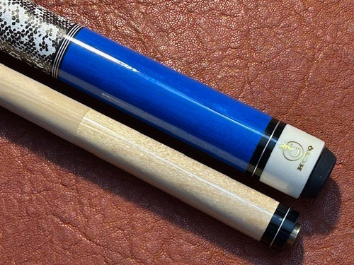 HCTQ pool cue with Maple Shaft. Blue. | eBay