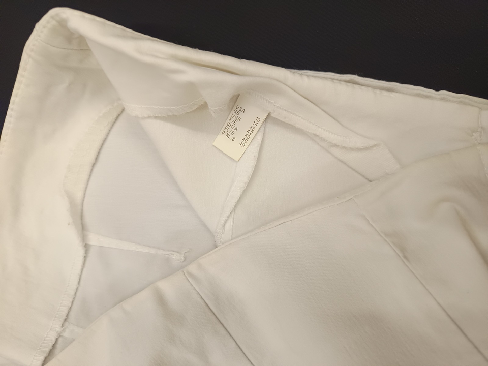 GINA LAURA Julia Summer Stretch Trousers Size 40 Top White | eBay Australia