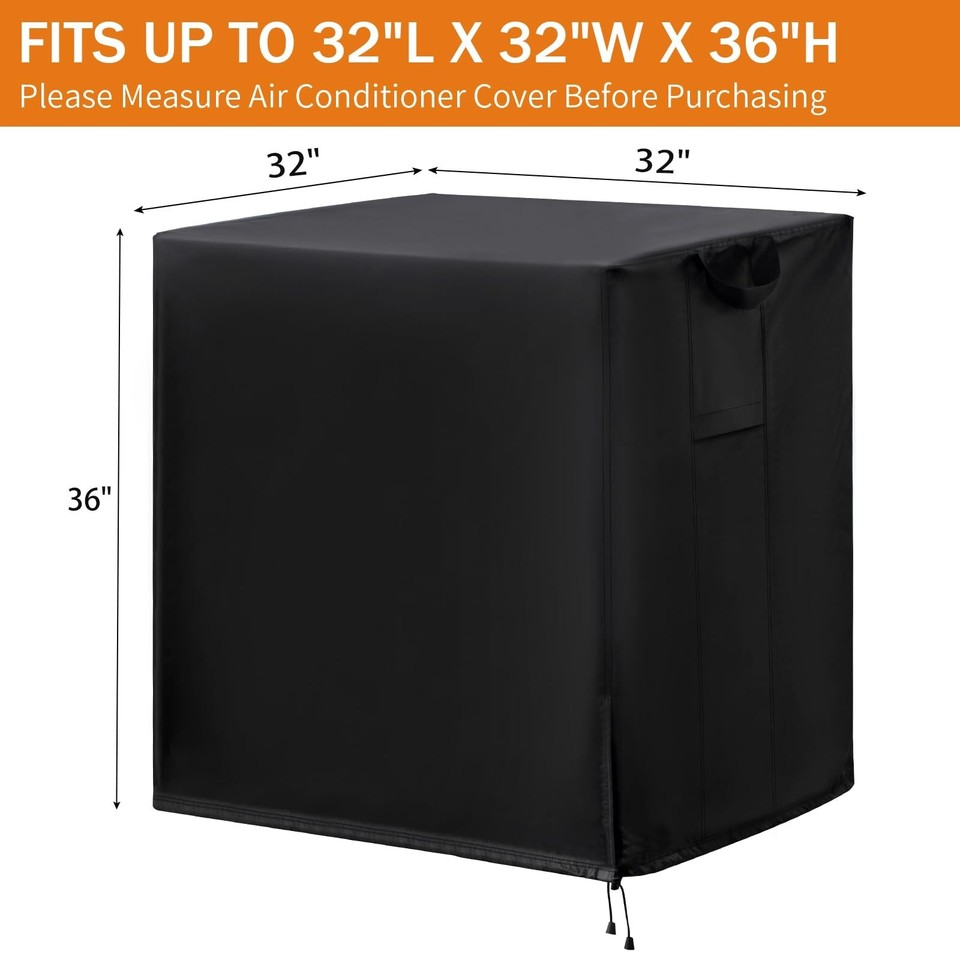 Air Conditioner Cover for Outside Units Waterproof Ac Cover for Outside ...
