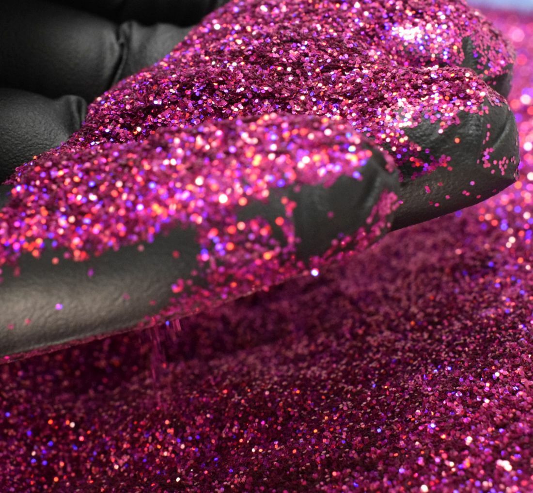 Fuchsia Pink Holographic Micro Mini .002 Hex Metal Flake Painting Epoxy ...
