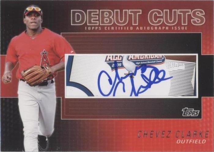 2010 Topps Pro Debut - Debut Cuts Cut Autographs Chevez Clarke #DC-CK ...