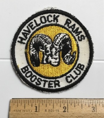 Havelock Rams Booster Club North Carolina NC Round Embroidered Patch | eBay