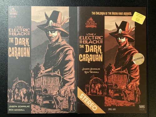 ELECTRIC BLACK THE DARK CARAVAN #1 SET OF 2 VHS VARIANT SCHMALKE SCOUT ...