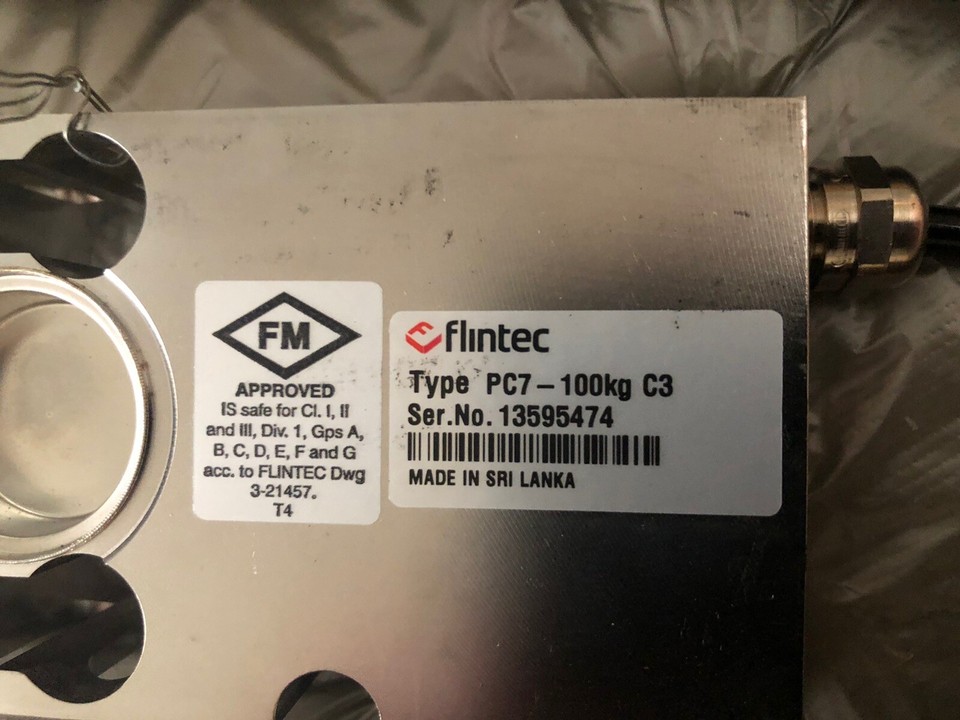 FLINTEC PC7-C3-100kg Flintec Load Cell Weight PC7100KGC3 | eBay