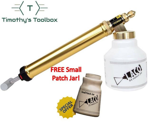 Laco TG600 Drywall Hand Pump Texture Patch Gun Sprayer - Orange Peel ...