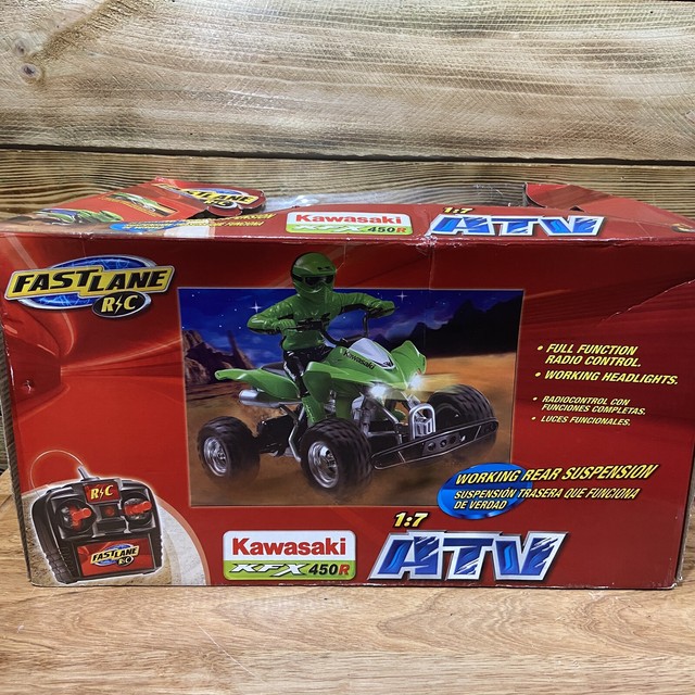 Toys "R" Us Fast Lane 1:7 Scale Kawasaki Remote Control ATV - Black for ...