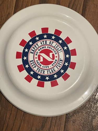 Flying Disc No Name Saloon Oark City Utah Happy 4th of July! | eBay