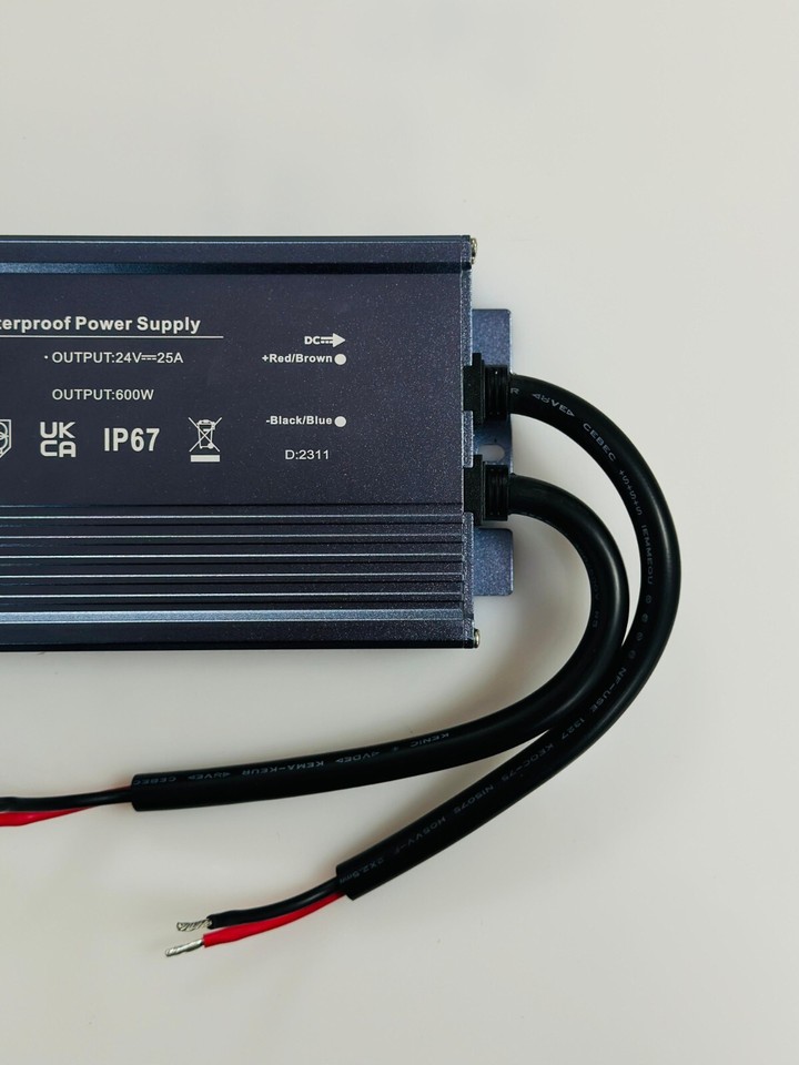 100w to 600W DC24V Waterproof Power Supply Transformer Adapter Driver ...
