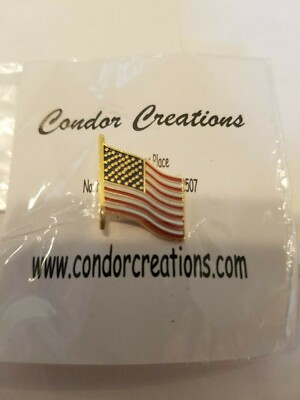 MINI AMERICAN FLAG COLLECTOR TIE HAT LAPEL PIN | eBay