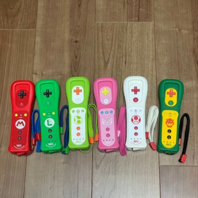 NINTENDO WII Remote Motion Plus MARIO LUIGI PEACH YOSHI TOAD KOOPA Set ...