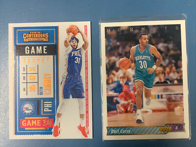 Dell Curry 1992 Upper Deck & Seth Curry Game Ticket | eBay Australia