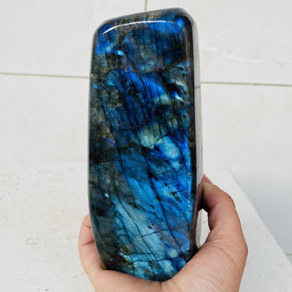 Natural Labradorite Quartz Crystal Freeform Mineral Specimen Healing ...