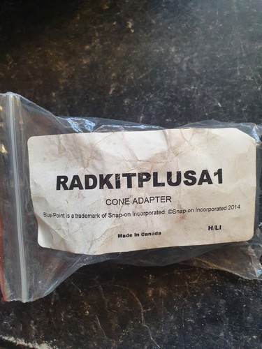 Snap-On Bluepoint Cone Adapter Radkitplusa1 Vacuum Cooling System ...