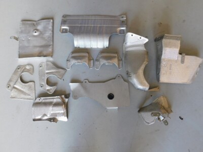 Ferrari 488 GTB Assorted Rear Engine Compartment Heat Shields J106 ...
