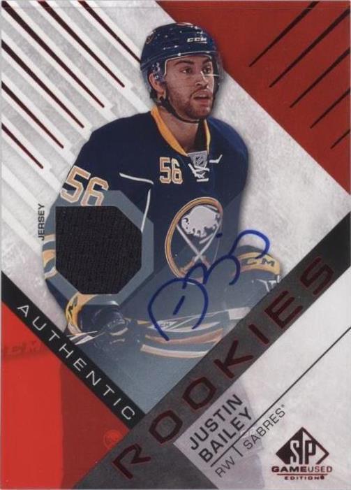 2016-17 SP Game Used - Authentic Rookies Justin Bailey #105 Red Auto ...