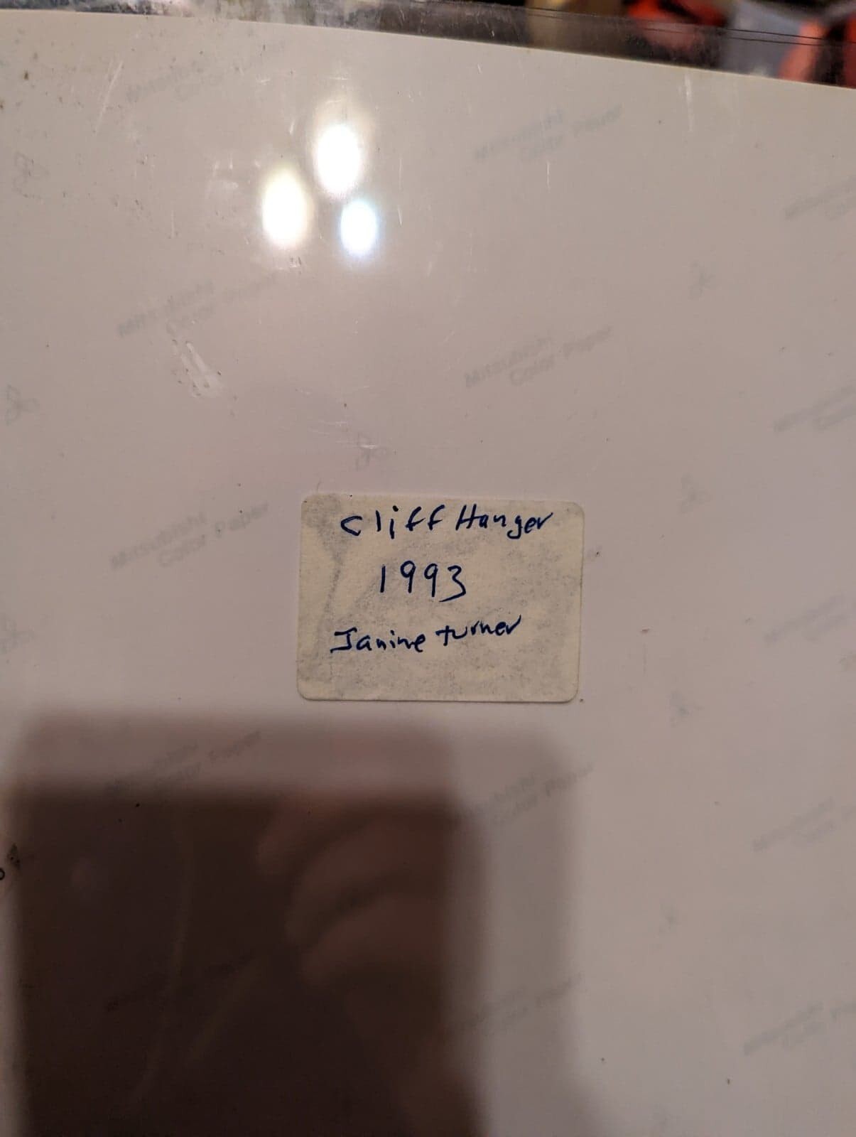 JANINE TURNER, AUTOGRAPHED 8 X 10 COLOR GLOSSY PHOTO FROM CLIFF HANGER ...