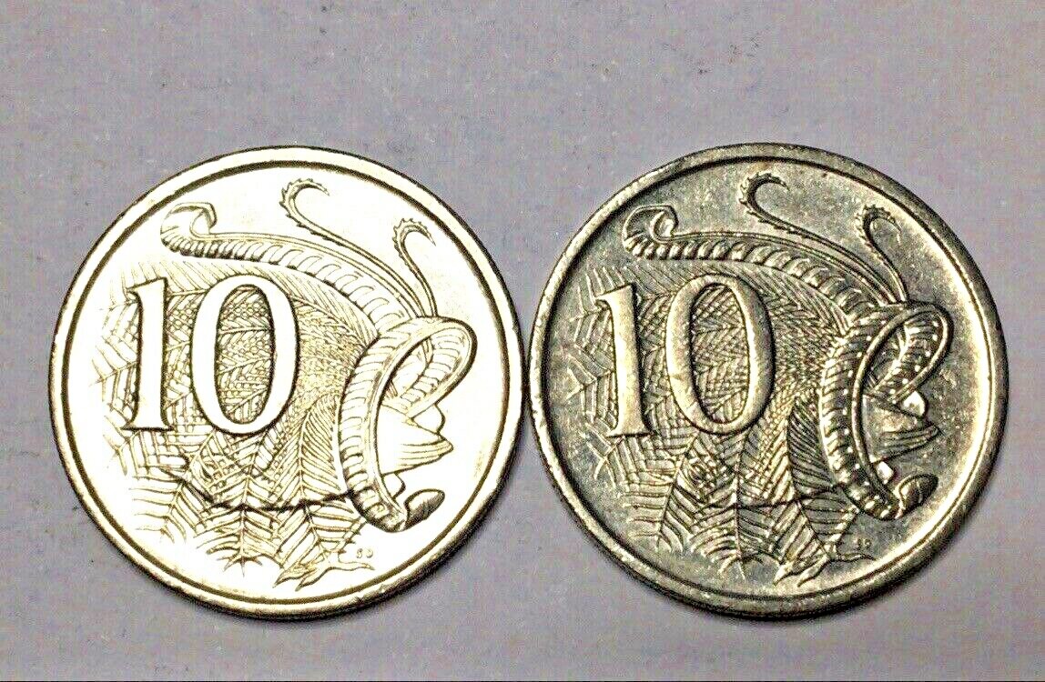 🇦🇺5x 2009 Australian 10 Cent Coins Low Mintage Very Collectable📮FREE ...