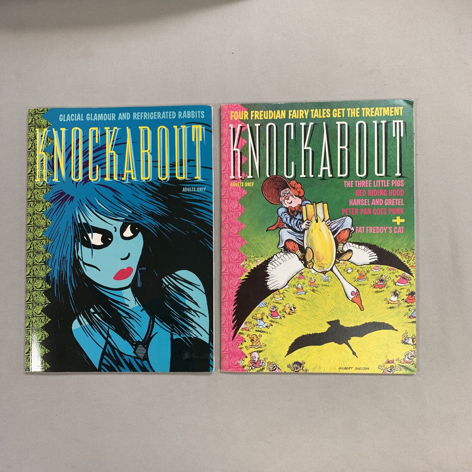 KNOCKABOUT #10 & 11 Underground COMIC BOOK TPB Gilbert Shelton 1985 | eBay