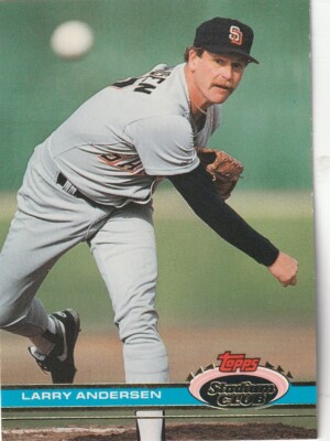 FREE SHIPPING-MINT-1991 Topps Stadium Club Larry Andersen #390 PADRES | eBay