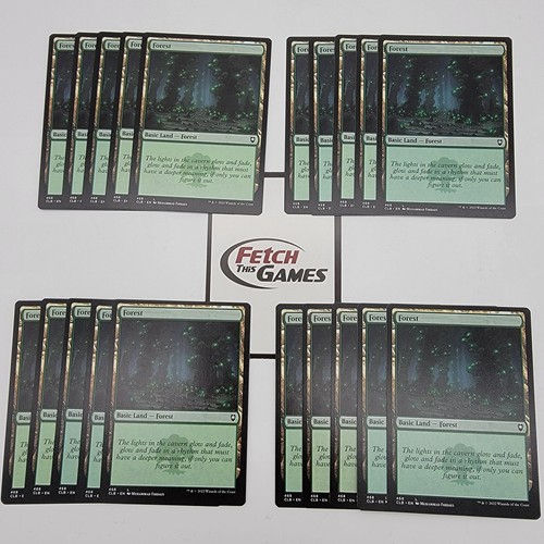 20 Basic Land #468 - SAME ART - Forest - Commander Legends (CLB ...