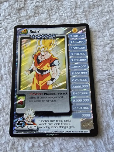 DBZ Dragon Ball Z FOIL Goku 135 CCG Unlimited Cell Saga MP Score | eBay
