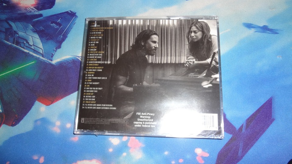 A Star Is Born (Original Soundtrack) Lady Gaga Bradley Cooper CD 2018 ...