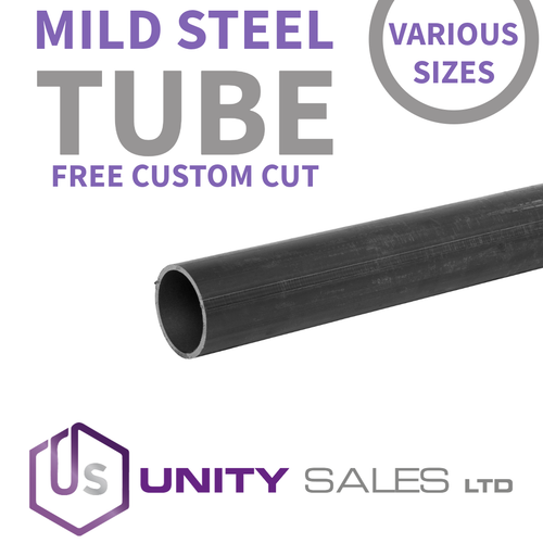 MILD STEEL CHS TUBE - VARIOUS LENGTHS & DIAMETER - FREE CUSTOM CUT ...