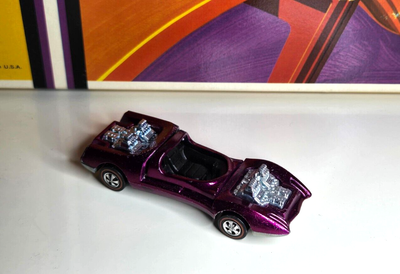 1970 Redline Hot Wheels Mod Quad Magenta Shiny Motor Shiny Base | eBay