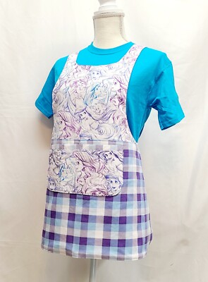 Little Mermaid Disney Child Youth Cross Back Apron Handmade | eBay