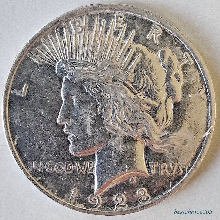 Silver Coin: 1923 American Peace $1 Dollar - Fine Silver 0,9 | eBay UK