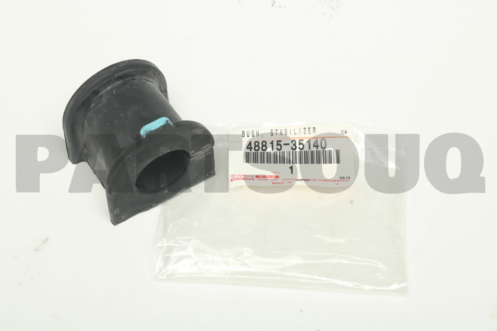4881535140 Genuine Toyota BUSH, FRONT STABILIZER BAR, NO.1 48815-35140 ...