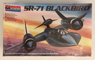Monogram 1/72 SR-71 BLACKBIRD Plastic Model Kit 5810 NISB 1984 ...