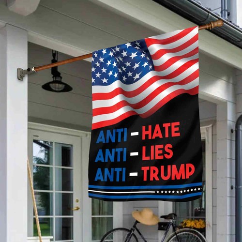 Anti Hate Anti Lies Anti Trump Flag, Trump Is Not My President Flag | eBay