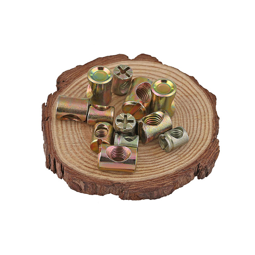 Barrel Nuts Slotted Phillips Dowels Furniture Cots Embedded Nut Central ...