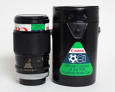 Canon Lens FD 135mm 1:2.5 S.C Telephoto Manual Focus Canon 1978 World ...