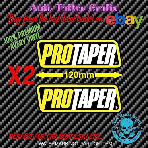 PRO TAPER PROTAPER DECAL STICKER X2 VINTAGE MOTORSPORT HOT ROD DECALS ...