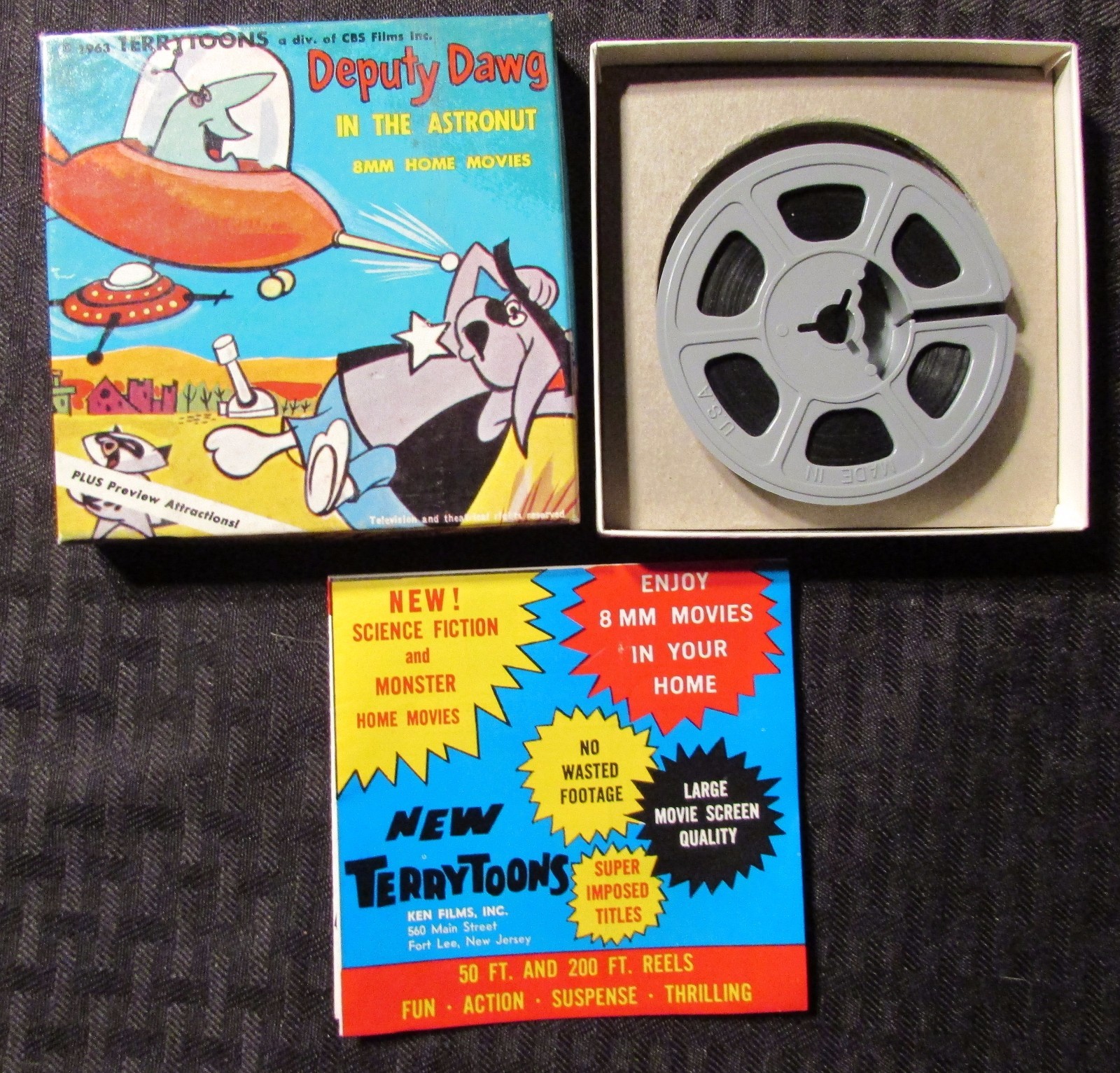 1963 DEPUTY DAWG In The Astronaut Ken Films 8mm #527 Terrytoons | eBay