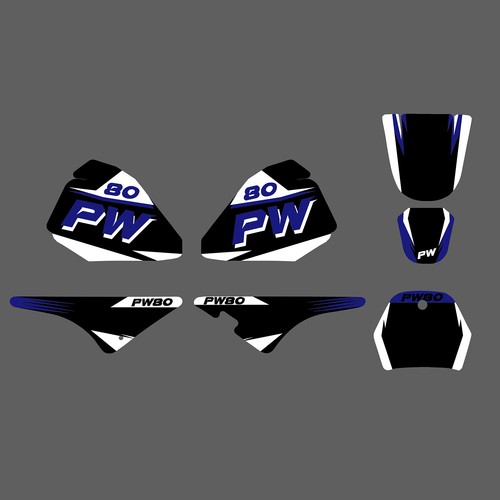 Team Graphics Decals Stickers Kit For Yamaha PW 80 PW80 | eBay