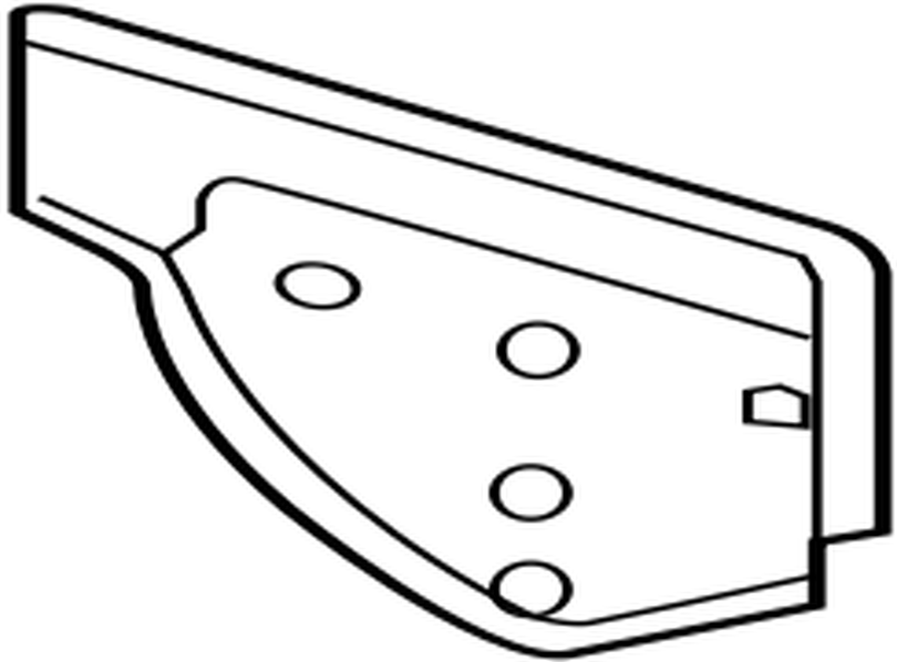 5257A345 Mitsubishi Panel, rr end, inr lh 5257A345, New Genuine OEM ...