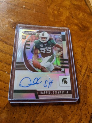 Darrell Stewart Jr 2020 Panini Prizm Draft Picks Silver Prizm Auto ...